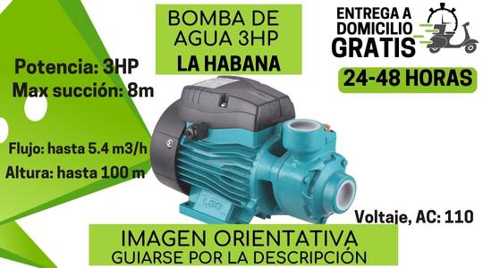 BOMBA DE AGUA 3 HP para La Habana | Entrega Rápida (24 a 48 hrs)